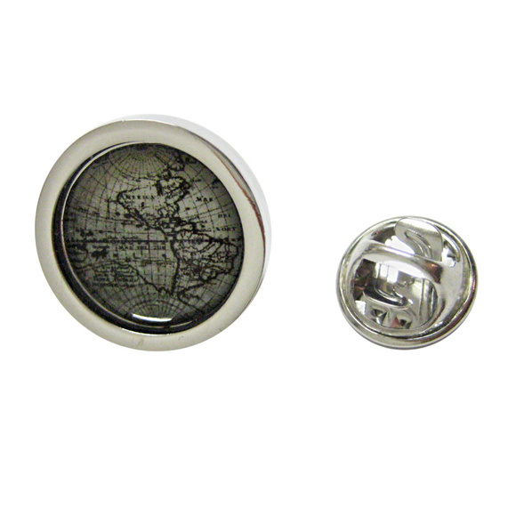 Kiola Designs | Accessories | Bordered Old Style World Map Pendant ...